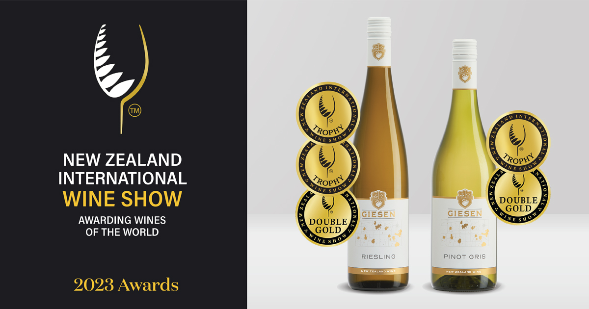 4 Trophies Won for our Estate Wines - NZ International Wine Show - Giesen